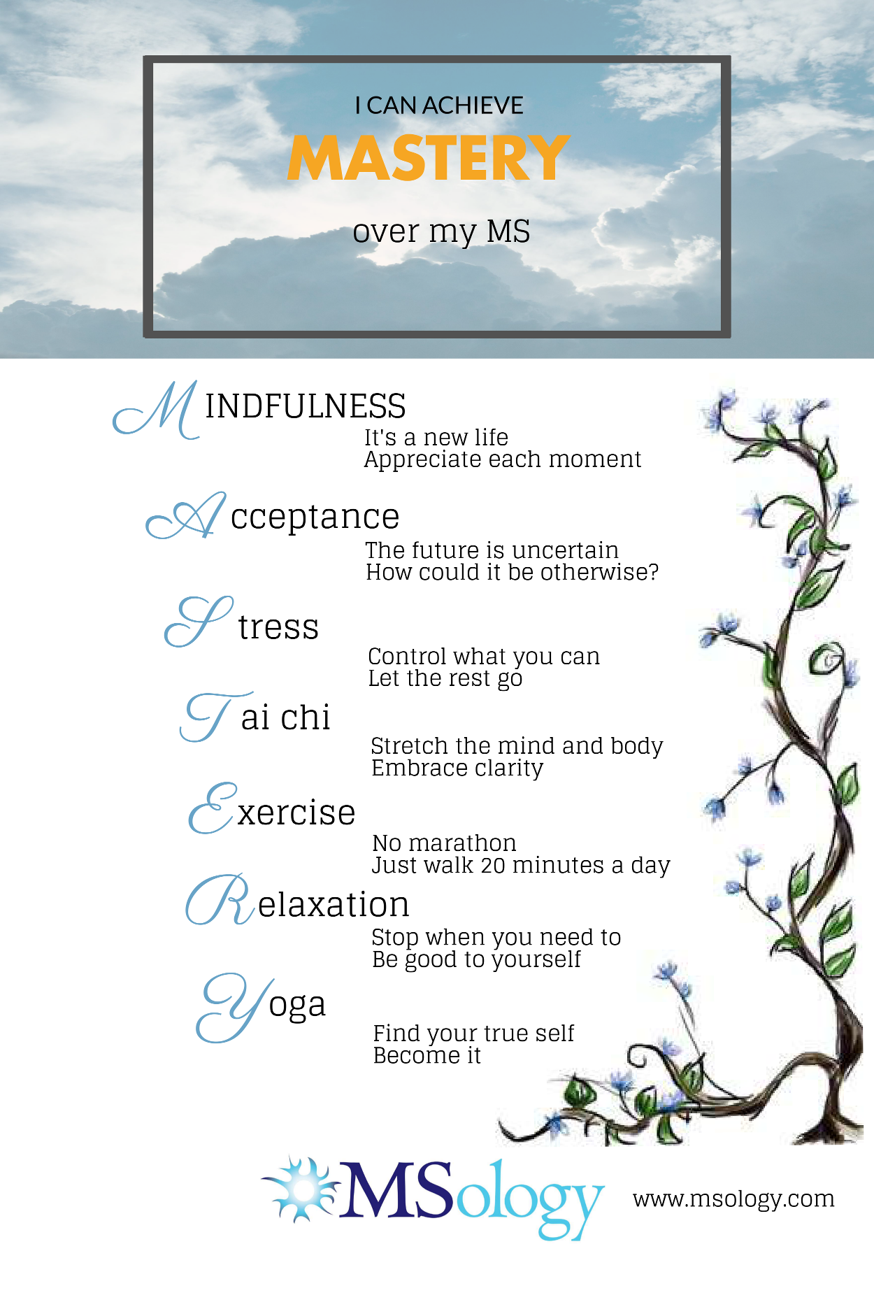 MSology Infographic to help you achieve Mastery over Your MS - MSology MSology Infographic to help you achieve Mastery over Your MS - MSology